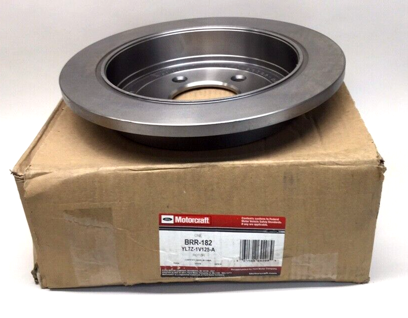 Motorcraft BRR-182 Disc Brake Rotor Rear Ford YL7Z-1V125-A | eBay