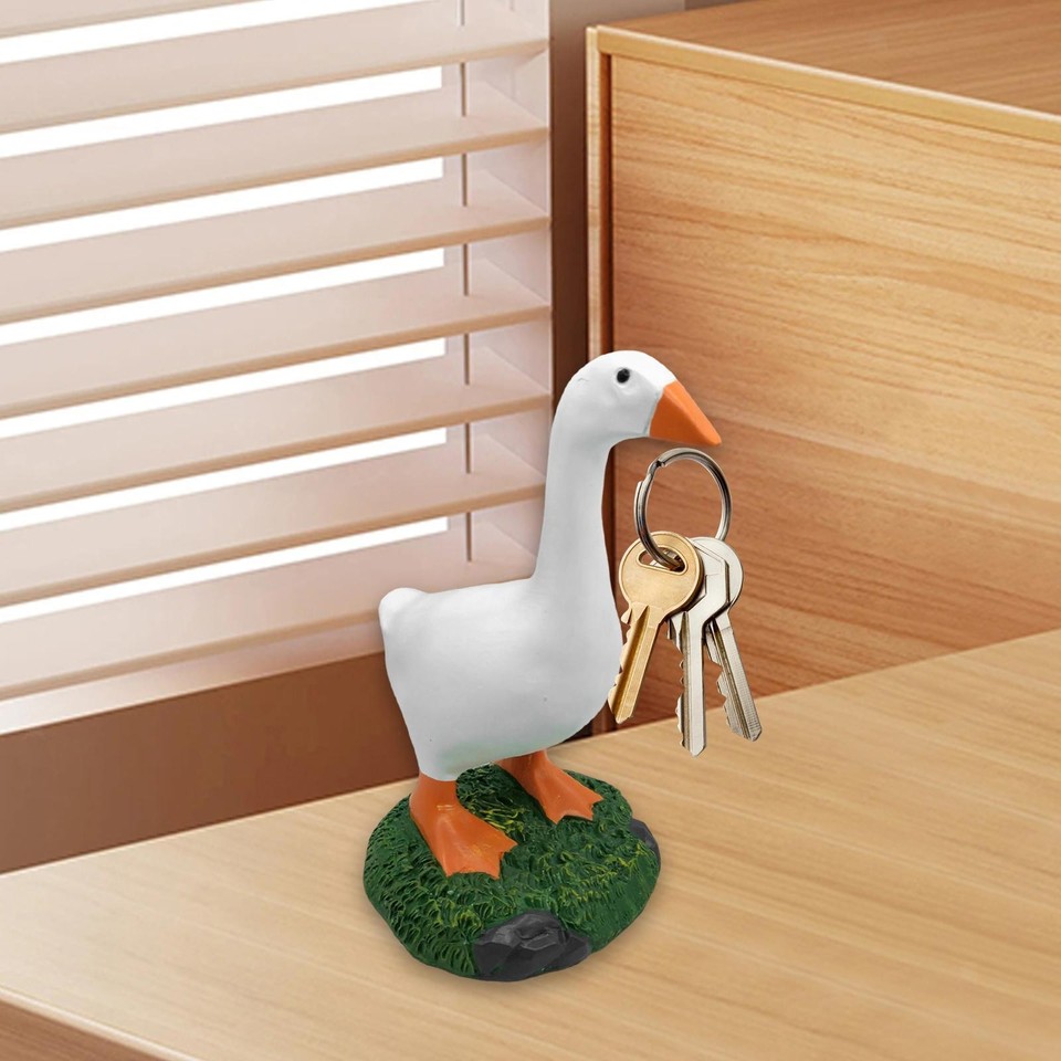 Magnetic Duck Key Holder Creative Unique Ornament for Desk Housewarming ...