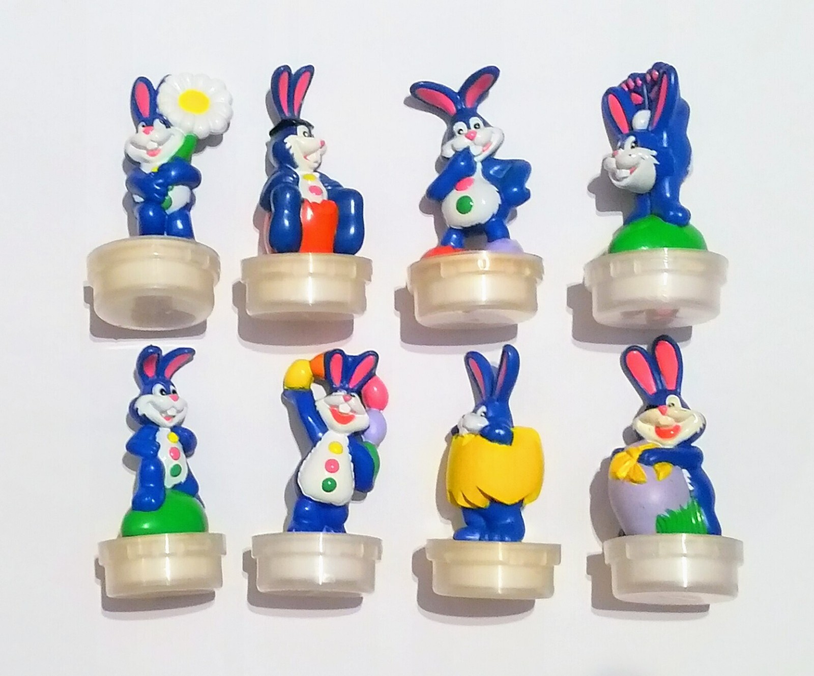 DISNEY SMARTIES EASTER BUNNIES CAKE TOPPERS VINTAGE FIGURINES SET ...