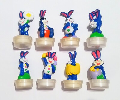 DISNEY SMARTIES EASTER BUNNIES CAKE TOPPERS VINTAGE FIGURINES SET ...