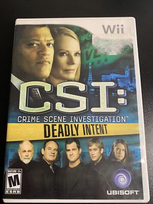 CSI: Crime Scene Investigation - Deadly Intent (Nintendo Wii, 2009 ...