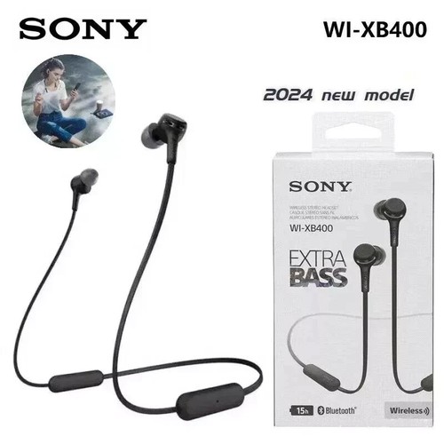 NEW Sony WI-XB400 Wireless In-Ear Extra Bass Headphones With Mic for ...