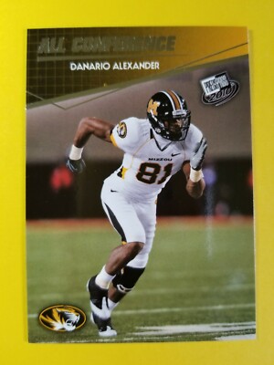 DANARIO ALEXANDER - RC ROOKIE #90 MISSOURI TIGERS - 2010 PRESS PASS NFL ...