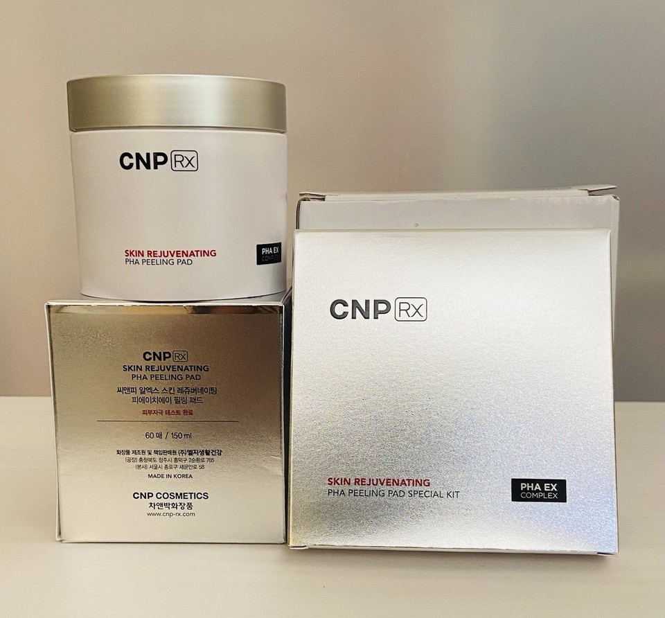 CNP Rx PHA EX Peeling Pad Special Set 60 Pads/ 150ml + Gift 5ml/2 Pads ...