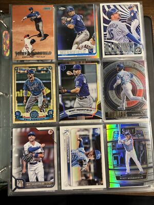 Whit Merrifield 9 Card Lot. Assorted Player Cards. Kansas City Royals ...