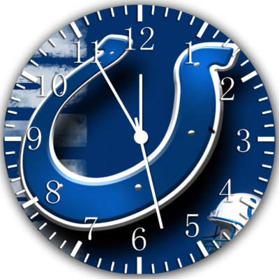 Indianapolis Colts Frameless Borderless Wall Clock Nice For Gifts or ...