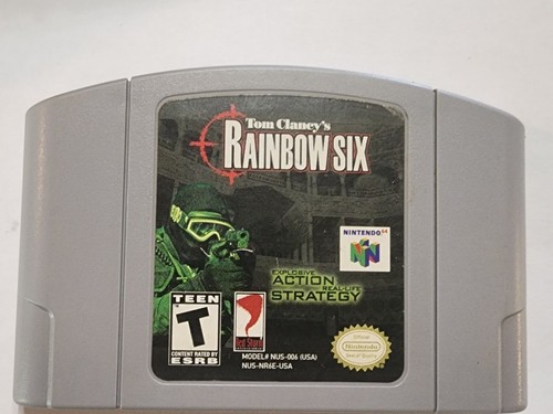 Tom Clancy's Rainbow Six (Nintendo 64, 1999) N64 Cleaned Tested Free ...