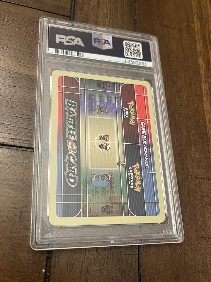 PSA Nutpea Berry Pokemon Ruby Sapphire Battle Card E Reader ENG GBA ...