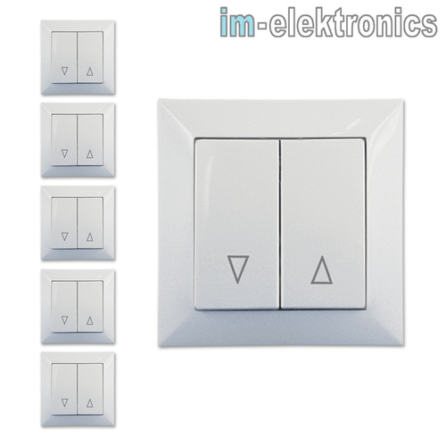 5 Rolladenschalter Rolloschalter Jalousieschalter Markisenschalter ...
