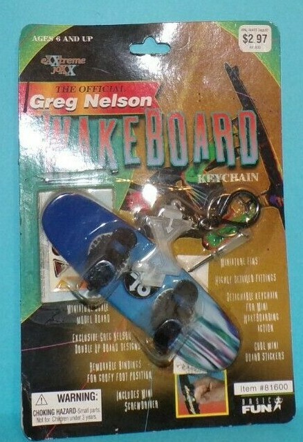 1999 Official Greg Nelson Wakeboard Keychain Extreme Joxx RARE FIND! #3 ...