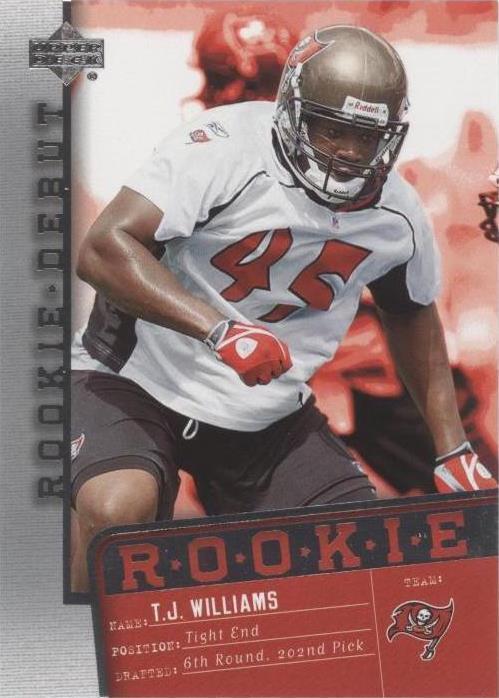 2006 Upper Deck Rookie Debut - Rookie T.J. Williams #191 (RC) for sale ...