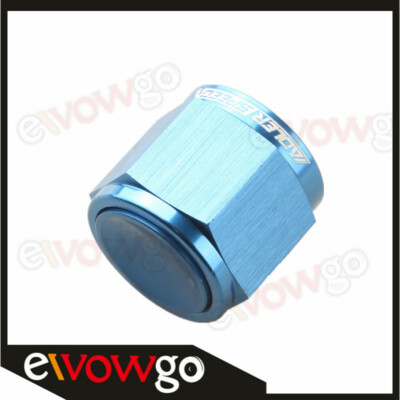 Aluminum Alloys 10AN -10 AN AN10 Flare Cap Caps Block Off Fitting Blue ...