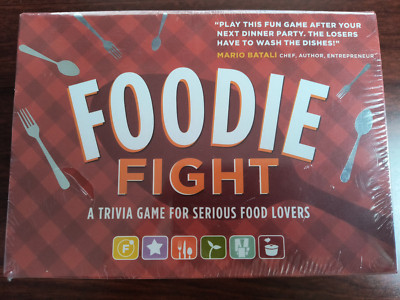 NEW UNOPENED Foodie Fight, A Trivia Game for Serious Food Lovers | eBay