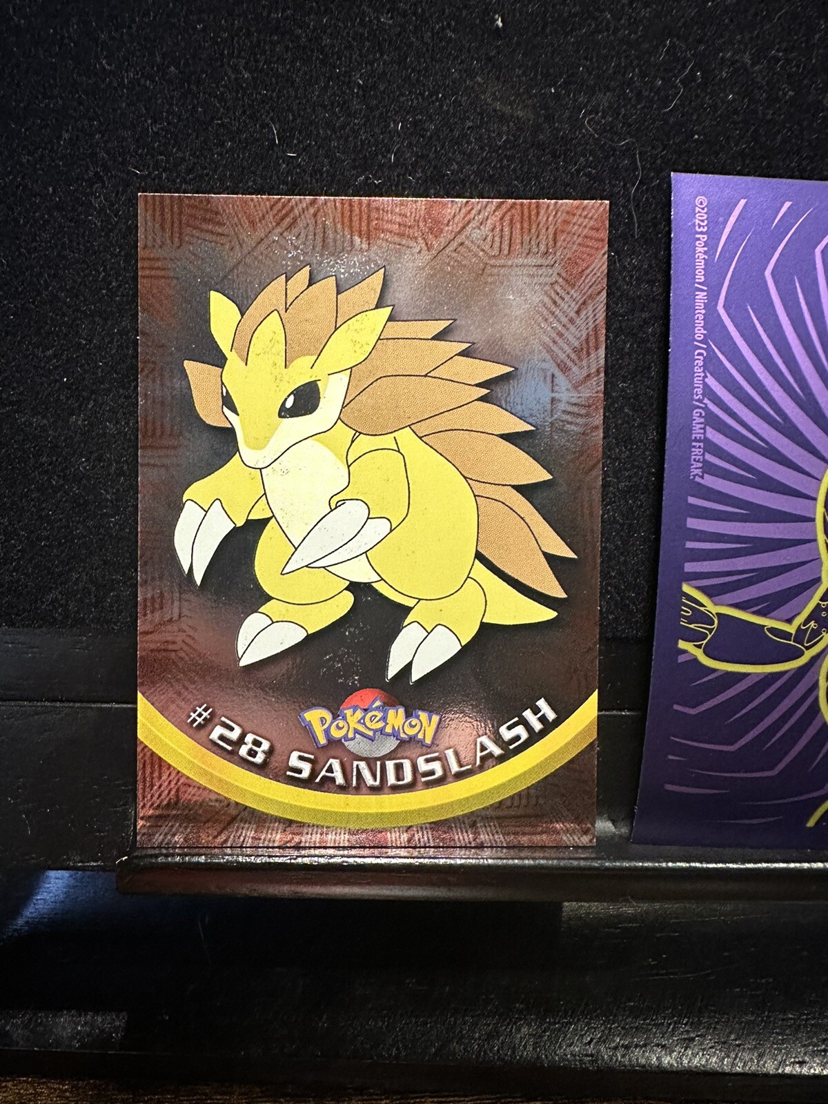 Topps Pokemon TV Animation Series 1 Sandslash #28 Holo Blue Logo 242💎NM ...
