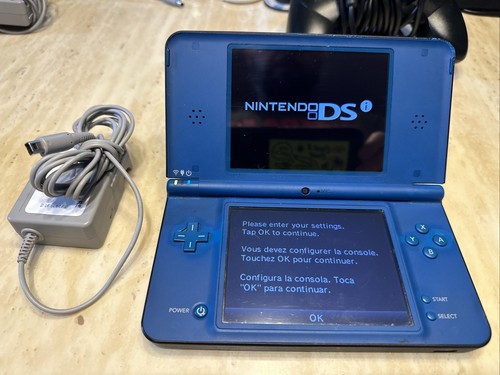 Nintendo DSi XL Handheld Game Console UTL-001 Blue W/ Charger! 🤩 Tested ...
