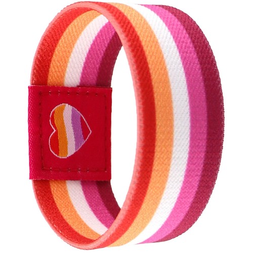 Rainbow LGBT Pride Bracelet Wristband for Women Men, Stretch Elastic ...