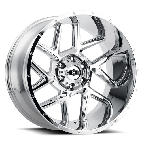 22x12 Chrome Wheels Vision 360 Sliver 6x5.5/6x139.7 -57 (Set of 4) 106. ...