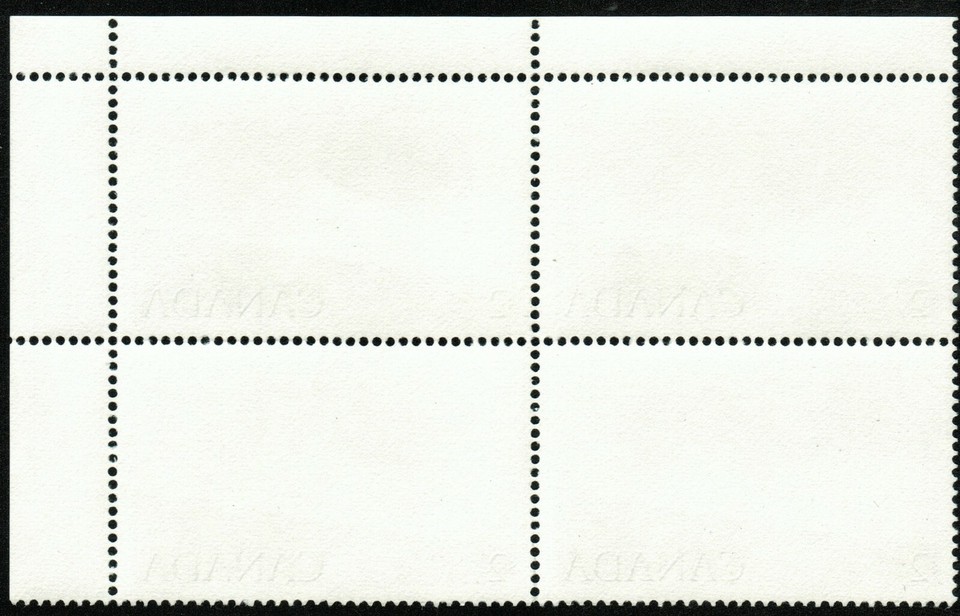 Canada sc#727iv Kluane National Park, UR CBN Plate Block N°3, Clark ...