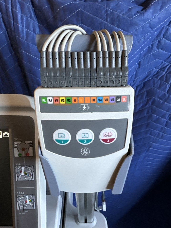 GE MAC 5000 Resting ECG Analysis System With CAM-14 Module & Cart | eBay