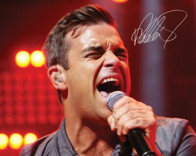 Robbie Williams Autograph Signed Photo Print | eBay UK
