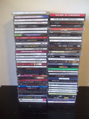 WHOLESALE LOT OF 75 USED MIXED MUSIC CD LOT ROCK,POP,ALTERNATIVE,R&B ...