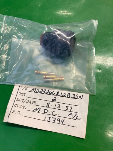 AMPHENOL MS24266R12B3SN PLUG *NS* C OF C ONLY | eBay