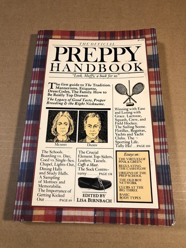The Official Preppy Handbook by Lisa Birnbach Paperback 1980 Book | eBay