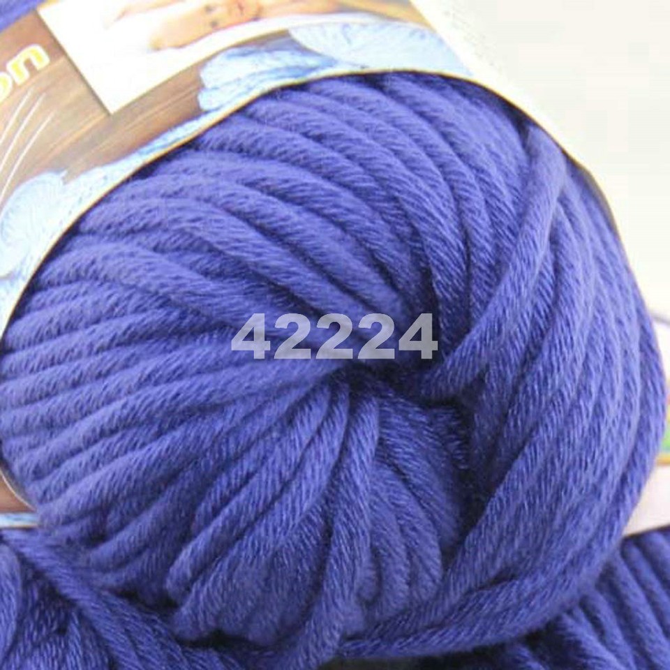 Sale 1Balls X 50g Chunky Cotton Hand Knitting Yarn Rugs Blankets ...