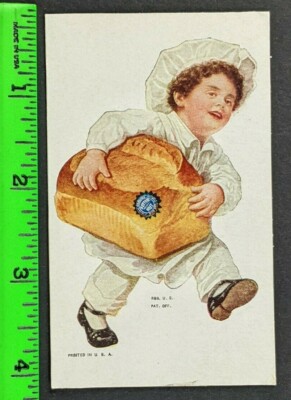 Vintage 1920s Butter Nut Bread Little Chef Outfit Hat Boy Baker Loaf ...