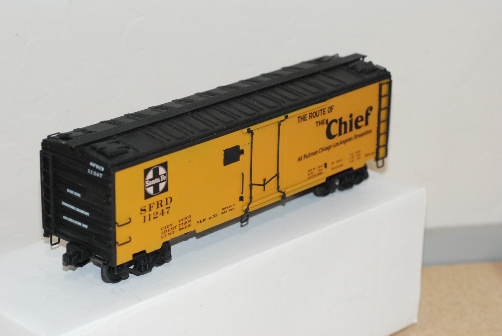 O Scale Brass 2 Rail USH/MG #246 ATSF Steel Reefer - Nice Paint & Condition! | eBay