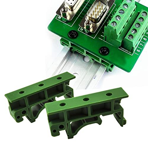 10 Sets 35mm PCB DIN C45 Rail Adapter Circuit Board Mounting Bracket ...