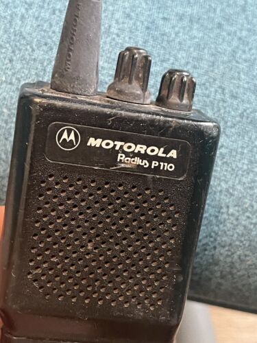 Motorola Portable Handheld Radius P110, Untested, For Parts, Black | eBay