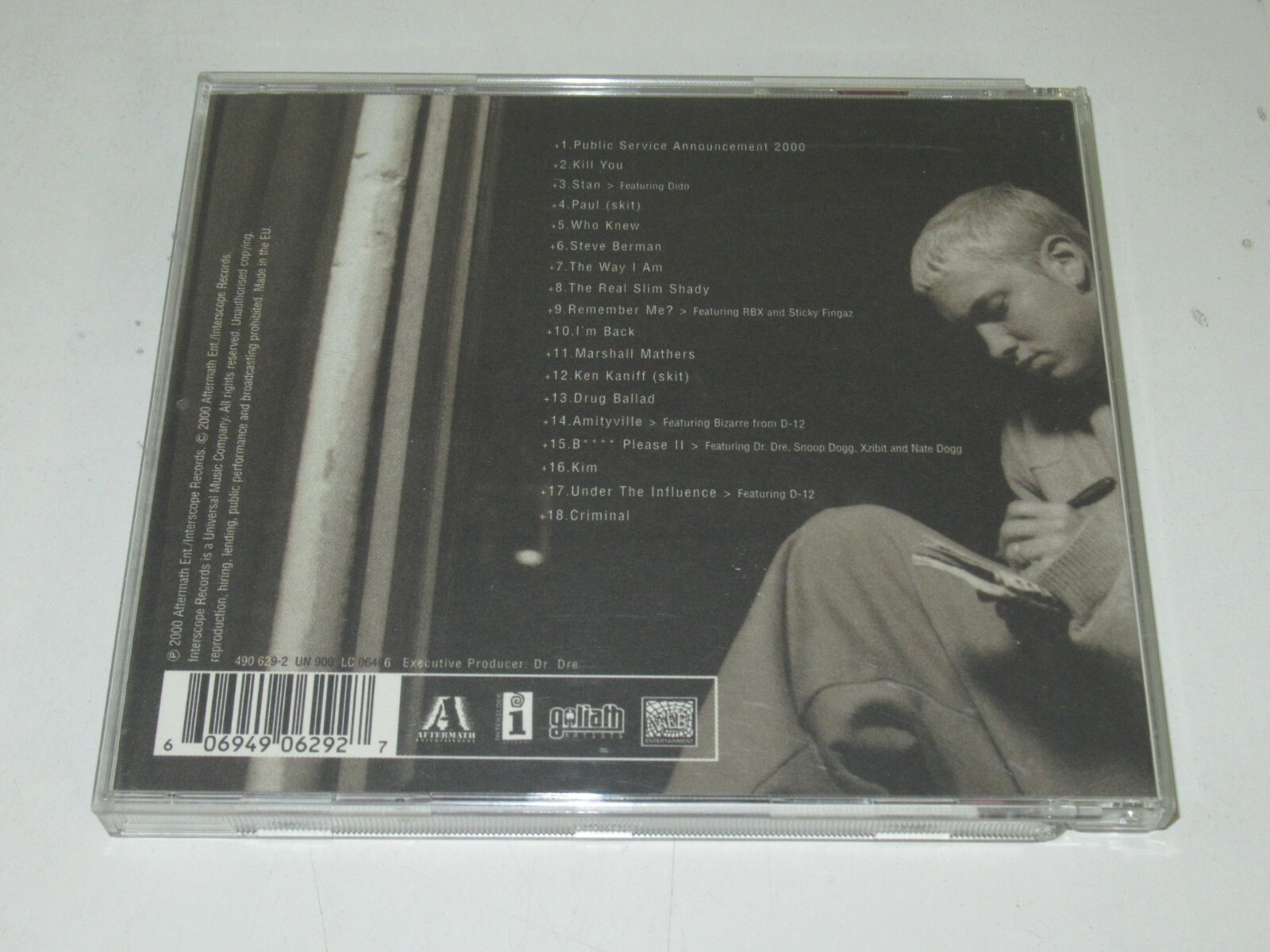 Eminem ‎– The Marshall Mathers LP / Aftermath Entertainment ‎– 490 629 ...