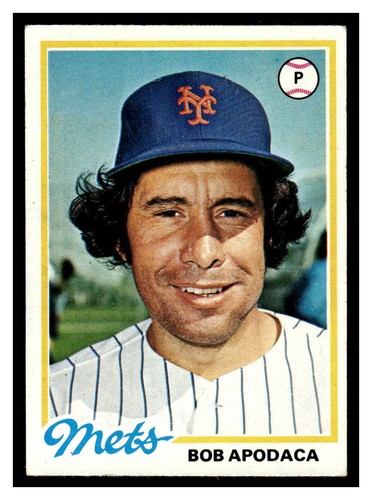 1978 Topps #592 Bob Apodaca - New York Mets | eBay