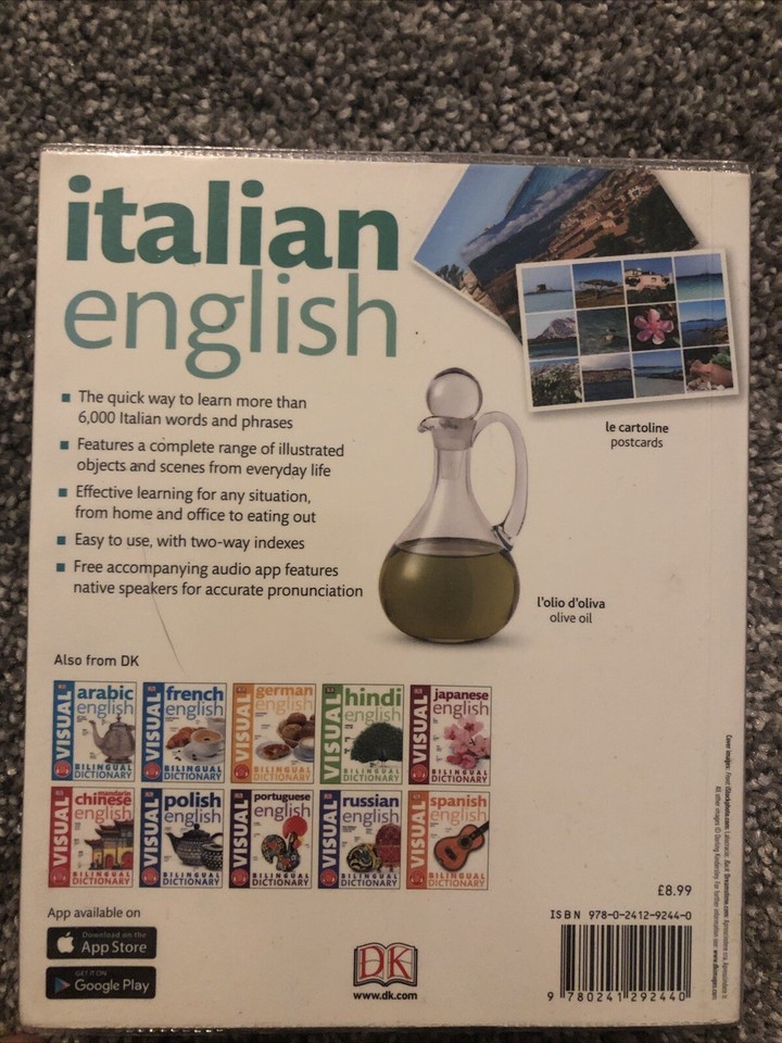 Italian-English Bilingual Visual Dictionary with Free Audio App (DK ...