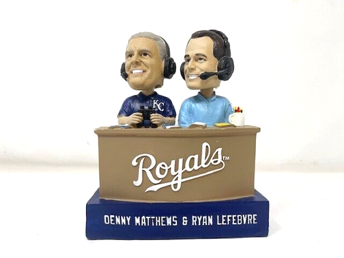 Denny Matthews Ryan Lefebvre You Make The Call Bobblehead Kansas City Royals | eBay