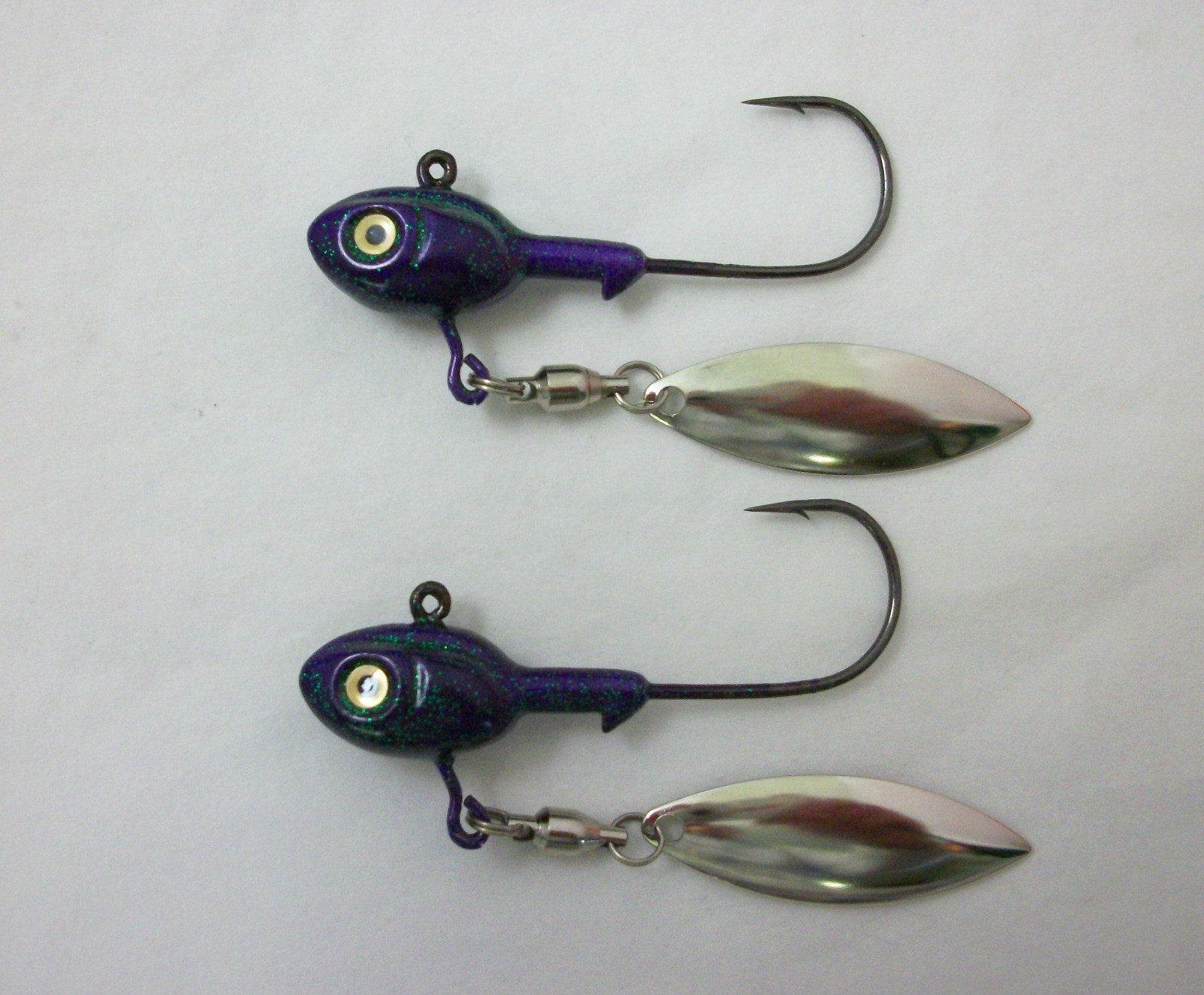 2 - 1/2 oz. - Underspin Jigs Color: Junebug | eBay