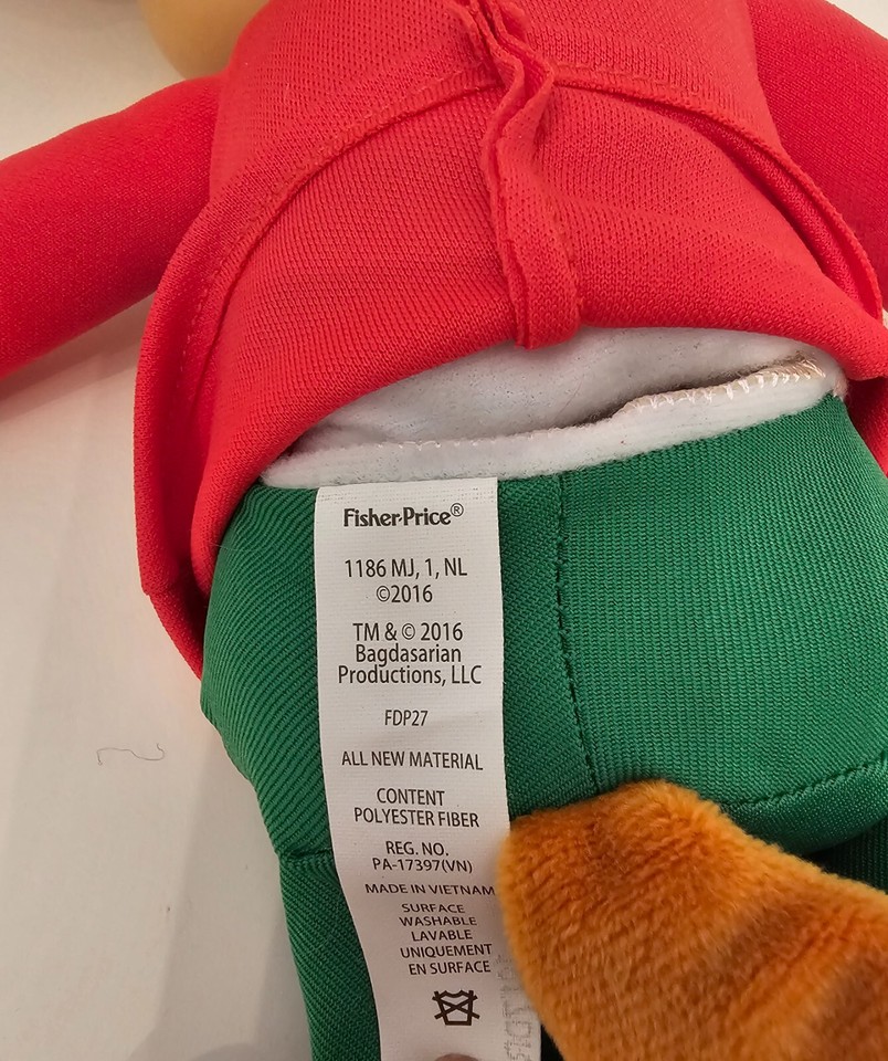 Fisher Price Christmas Talking Singing Alvin the Chipmunk Doll Toy | eBay
