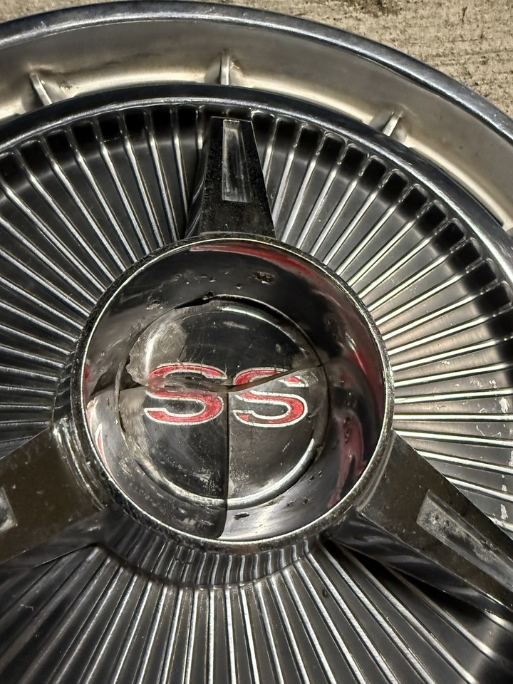 1966 CHEVROLET IMPALA SS Wheel Covers Hubcaps (Set of 4) - Also Fits ...