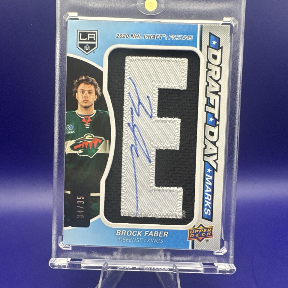 2023-24 SP Game Used Draft Day Marks #DDMBF Brock Faber RC AUTO /35 - E ...