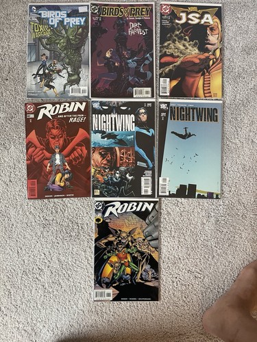 Nightwing Robin Birds Of Prey JSA DC 7 Comics Bundle Lot NM | eBay