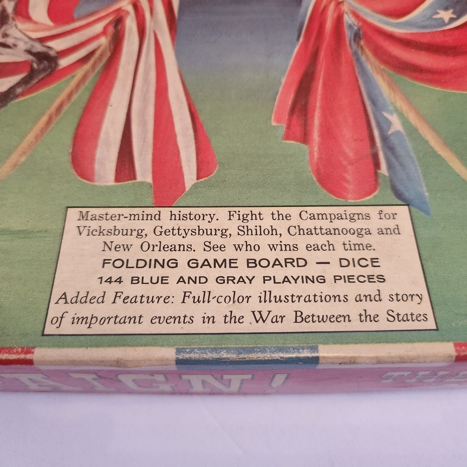 Vintage Campaign! The American "Go" War Game 1961 Saalfield Publishing ...