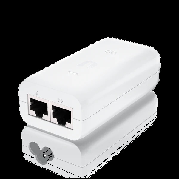 NEW WHITE Gigabit Ubiquiti UniFi 802.3af UPoE af 48V 24 W or 15W POE ...