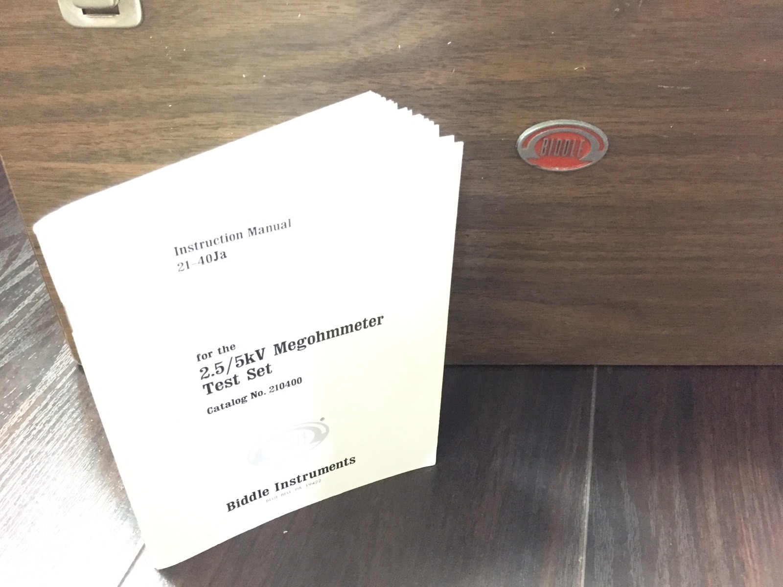 UPDATED Biddle Instruments Insulation Resistance 5kV Megohmmeter Model ...