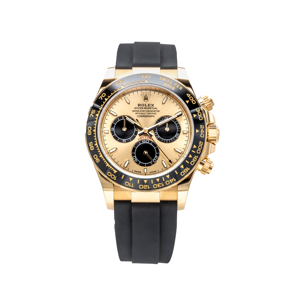 Rolex Daytona “Pikachu/YML” 18k Yellow Gold Black Dial Oysterflex ...