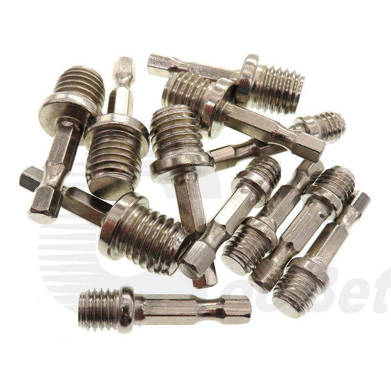 Electric Drill Adapter Mandrel Attachment for Angle Grinder Backing Pad ...