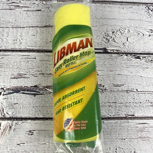 Libman Easy Roller Mop Refill Super Absorbent Easy Change Refill Yellow ...