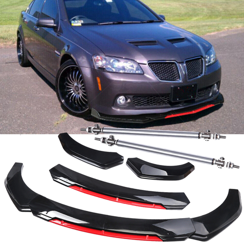 For Pontiac G8 G6 GTO Front Bumper Lip Spoiler Splitter Body Kit Black ...
