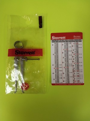 Manuals, Books & Plans - Starrett Chart