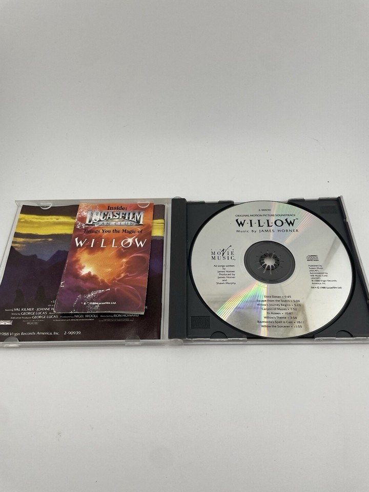 Willow Original Motion Picture Soundtrack James Horner CD 77778606628 ...